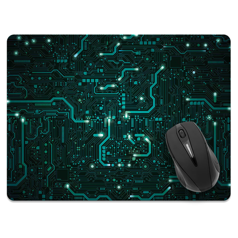 WIRESTER 13.77x10.23 in Rectangle Mouse Pad with Non-Slip Rubber Base ...