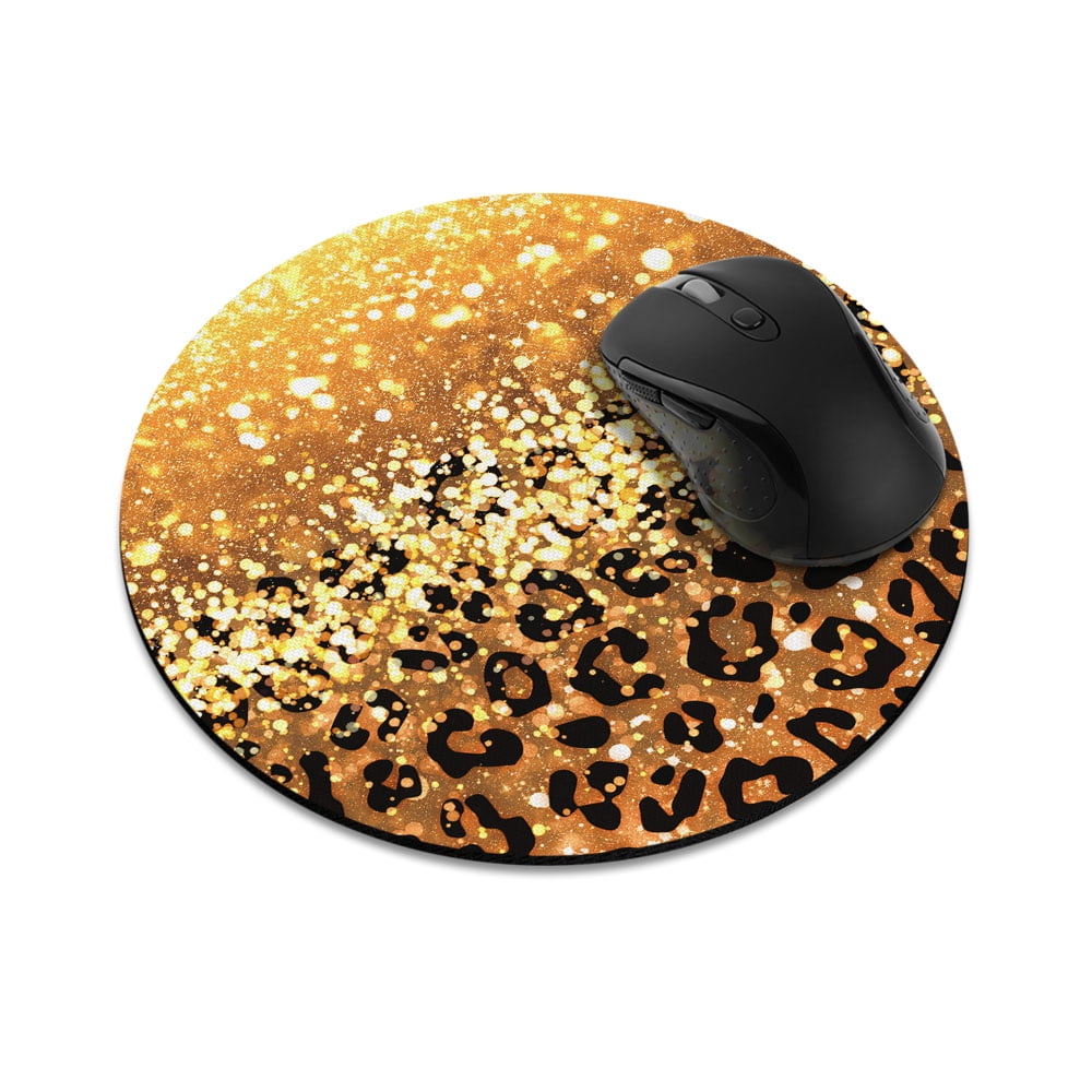 WIRESTER 7.88 in Round Mouse Pad with Non-Slip Rubber Base for Computers, Laptop, Office & Home ...