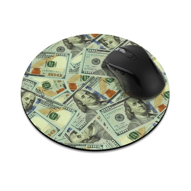 WIRESTER 7.88 in Round Mouse Pad with Non-Slip Rubber Base for ...