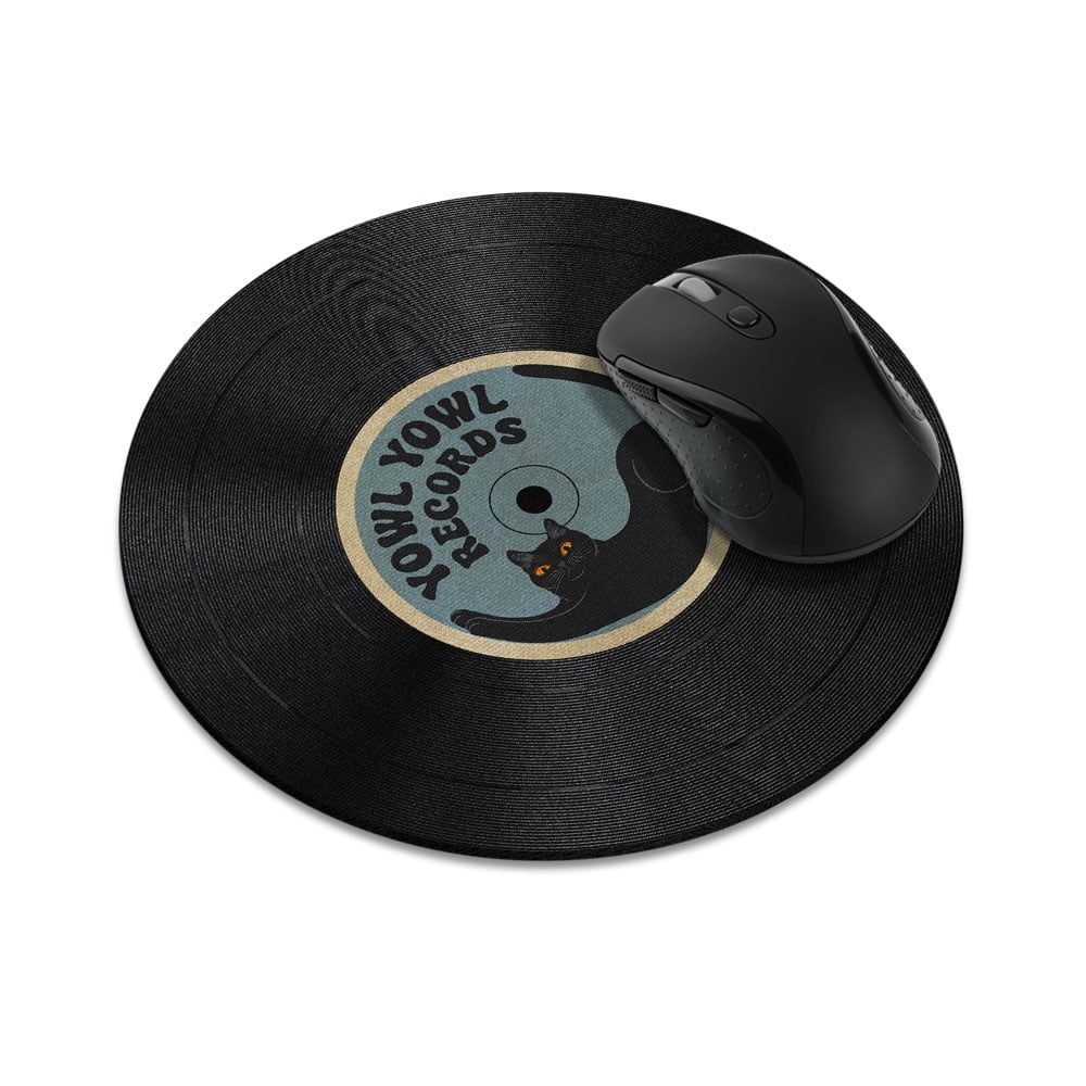 WIRESTER 7.88 in Round Mouse Pad with Non-Slip Rubber Base for ...