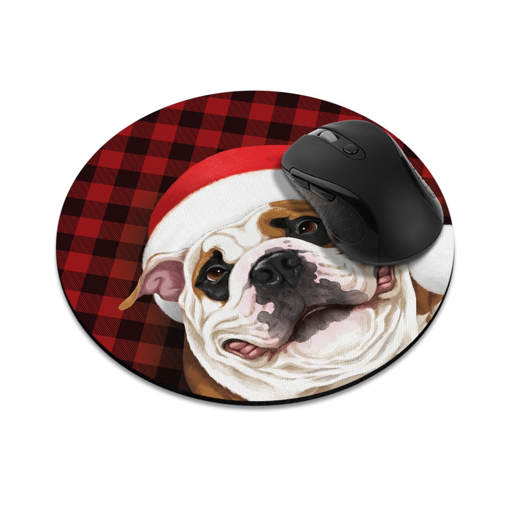 WIRESTER 7.88 in Round Mouse Pad with Non-Slip Rubber Base for ...