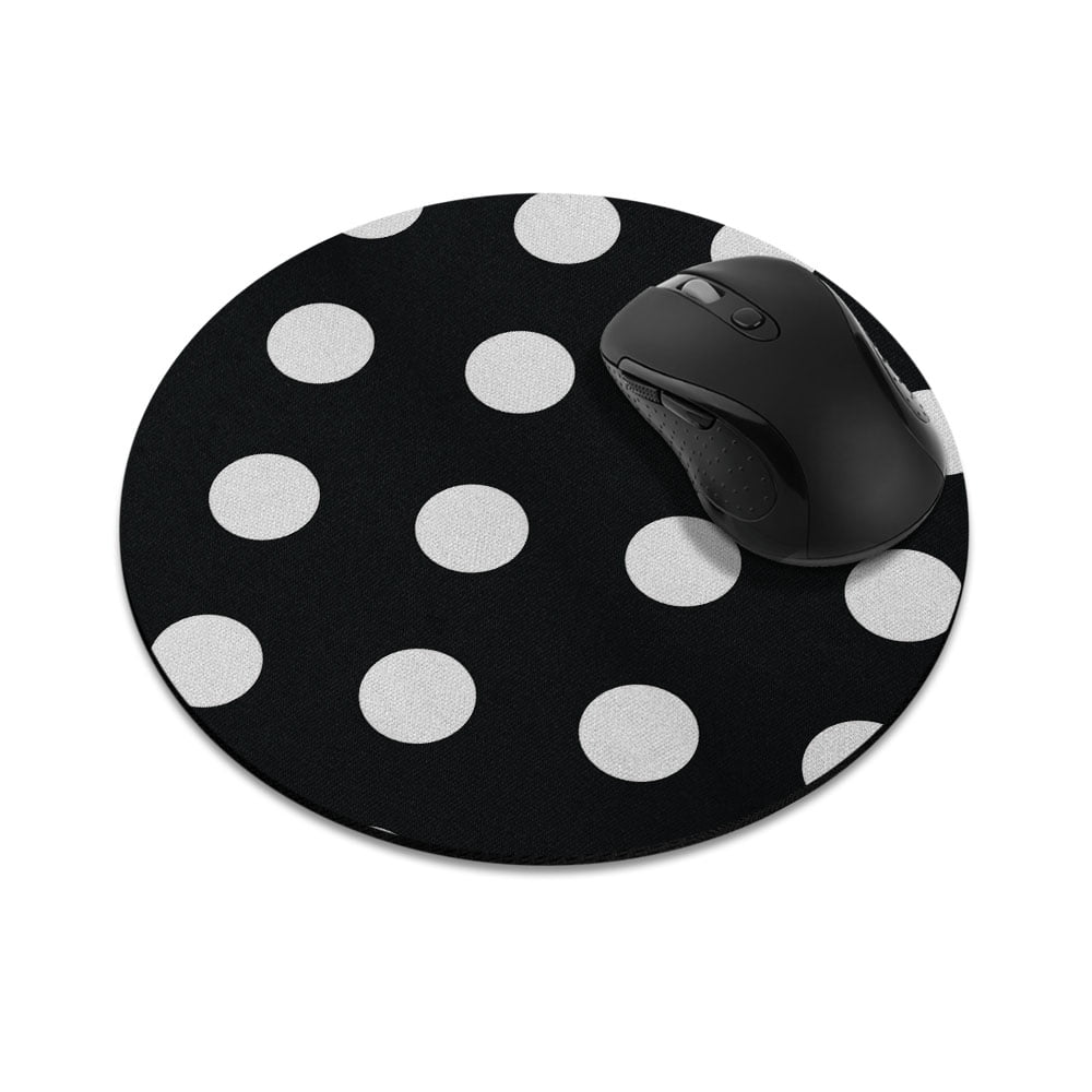 WIRESTER 7.88 in Round Mouse Pad with Non-Slip Rubber Base for Computers, Laptop, Office & Home ...