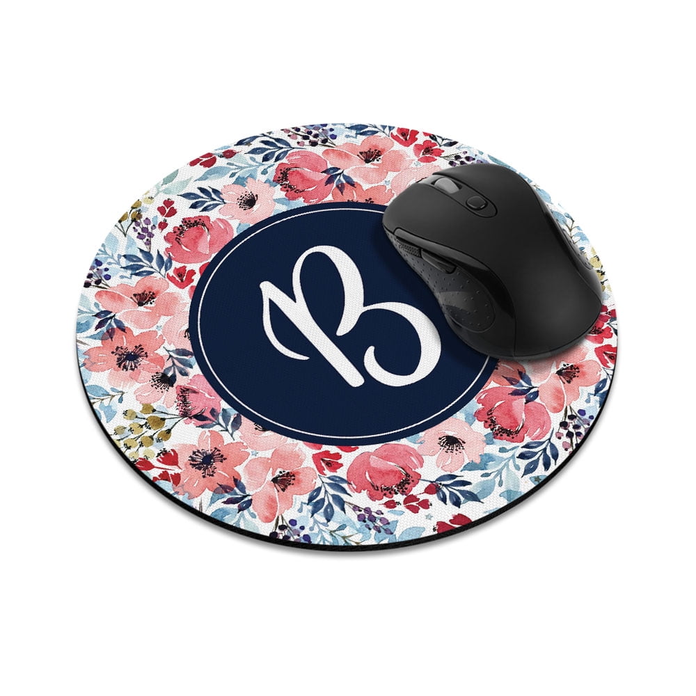 WIRESTER 7.88 in Round Mouse Pad with Non-Slip Rubber Base for ...