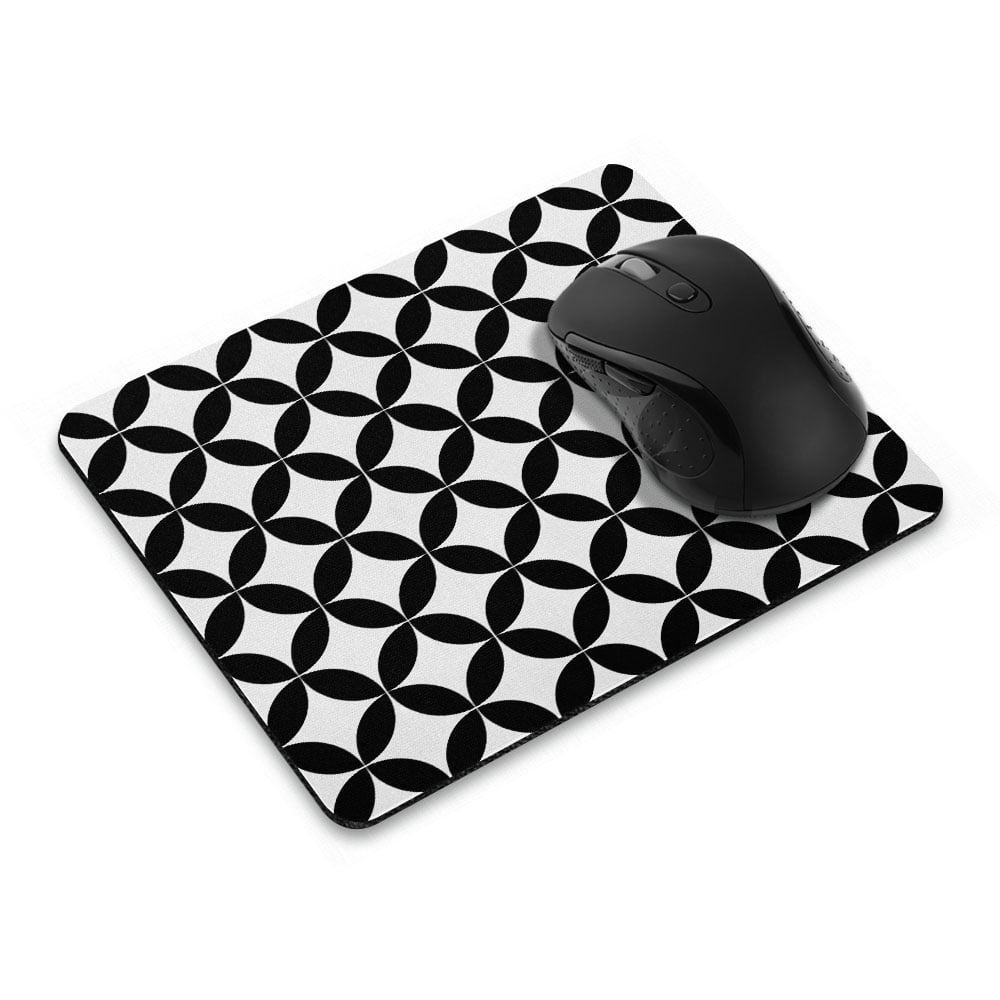 WIRESTER 8.66x7.08 in Rectangle Mouse Pad with Non-Slip Rubber Base for ...