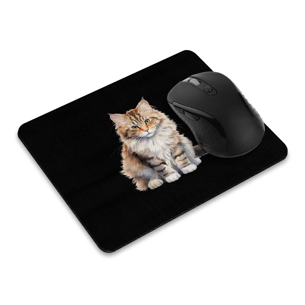 WIRESTER 8.66x7.08 in Rectangle Mouse Pad with Non-Slip Rubber Base for ...