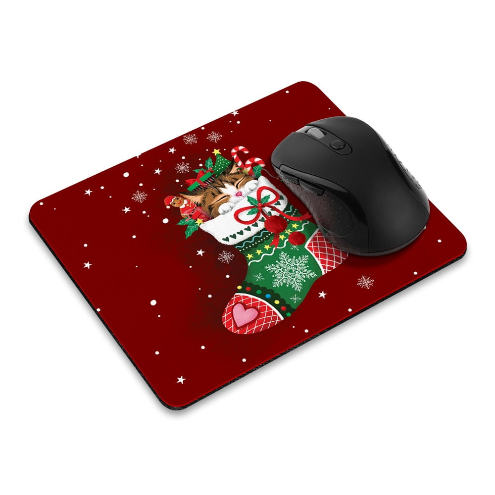 WIRESTER 8.66x7.08 in Rectangle Mouse Pad with Non-Slip Rubber Base for ...