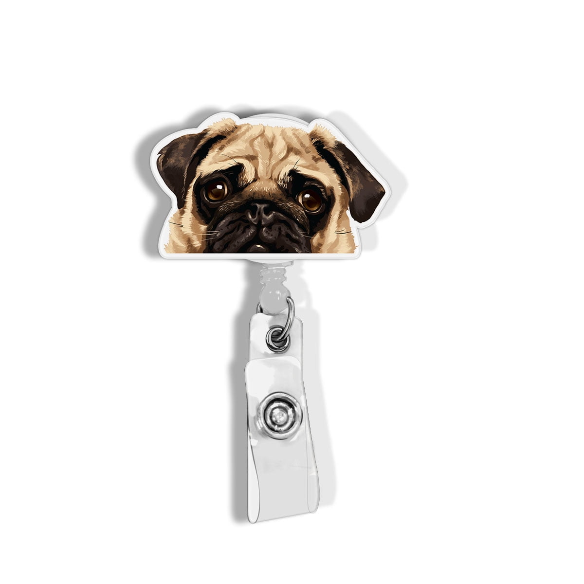 WIRESTER Animal Design Key Card Holder Belt Clip Reel Id Badge ...