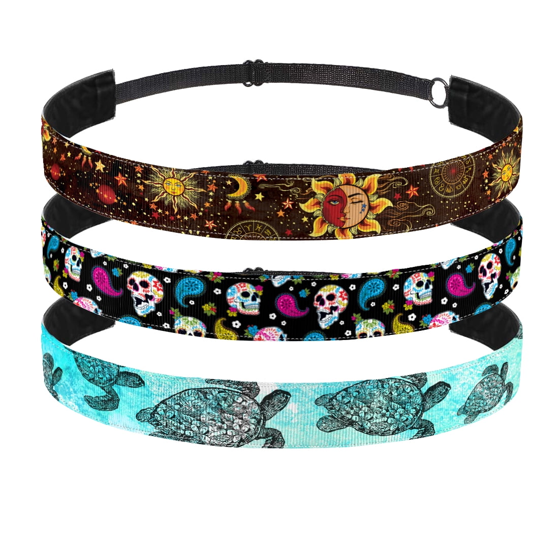 WIRESTER Elastic & Adjustable Fashion Headbands for Women 3-Pack Velvet ...