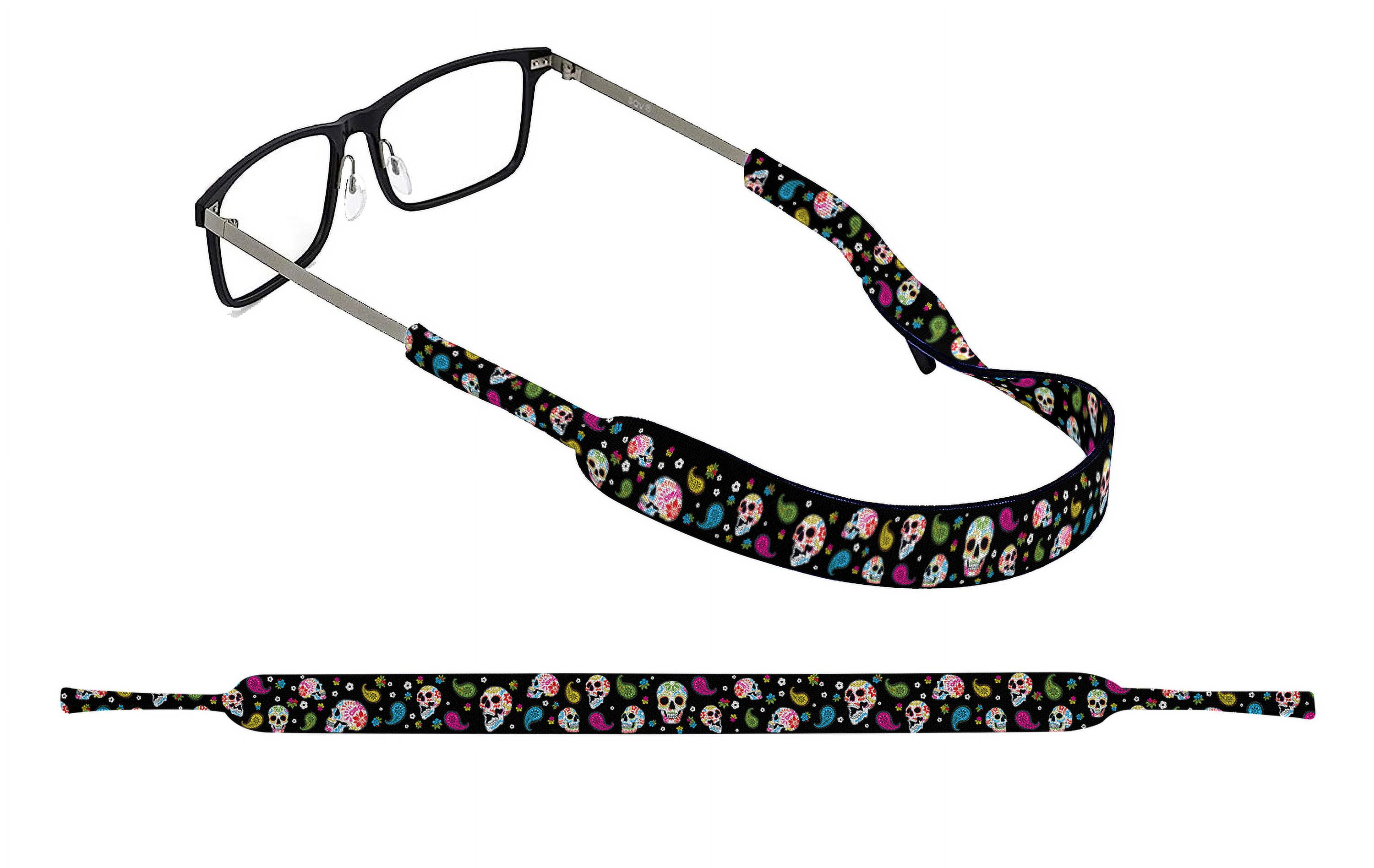 WIRESTER Glasses Strap, Sports Glasses Elastic Neck Strap Retainer Cord ...