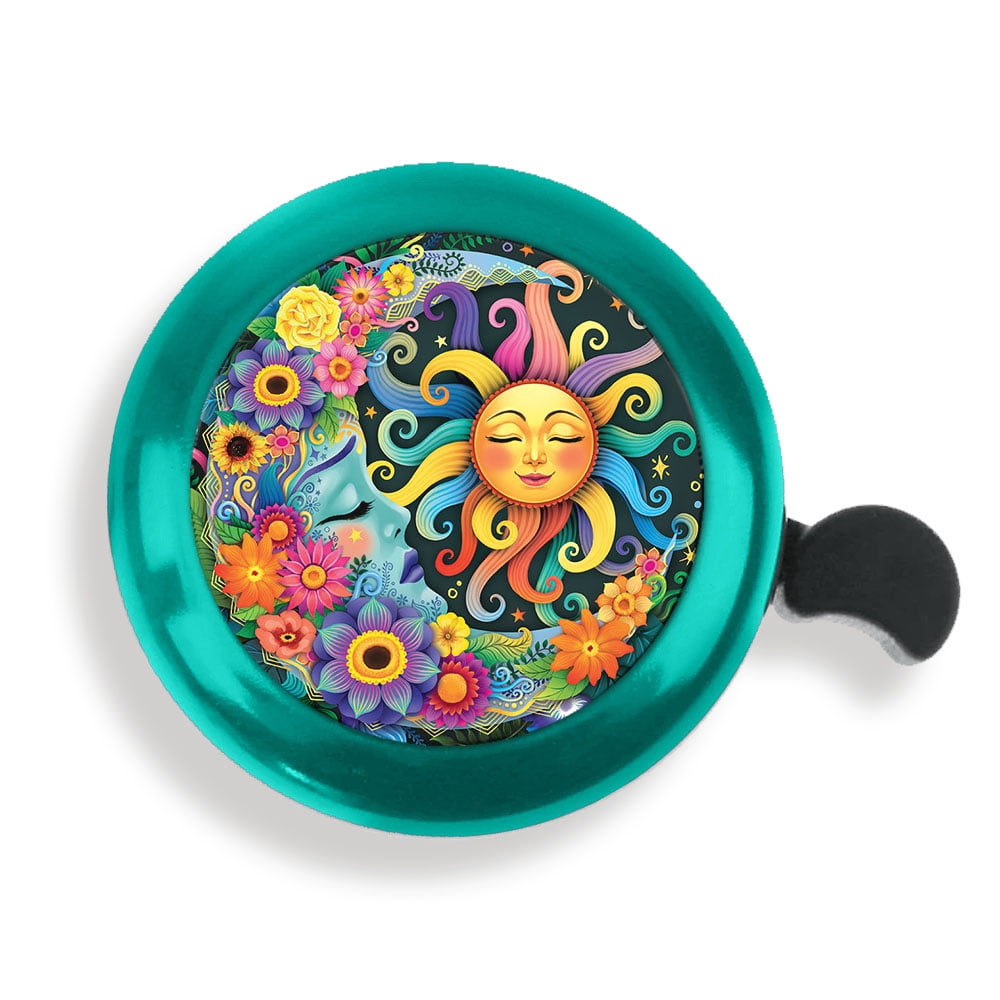 WIRESTER Green Bicycle Bell Aluminum Alloy Mini Bike Bell With Ring ...