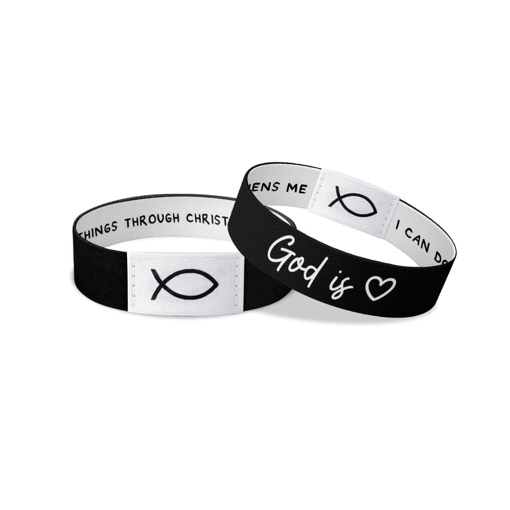 WIRESTER NFC Bible Verse Bracelet, Christian Inspirational Wristband ...