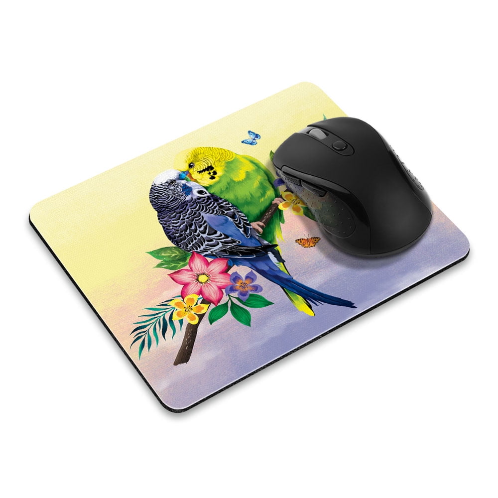 WIRESTER 8.66x7.08 in Rectangle Mouse Pad with Non-Slip Rubber Base for ...