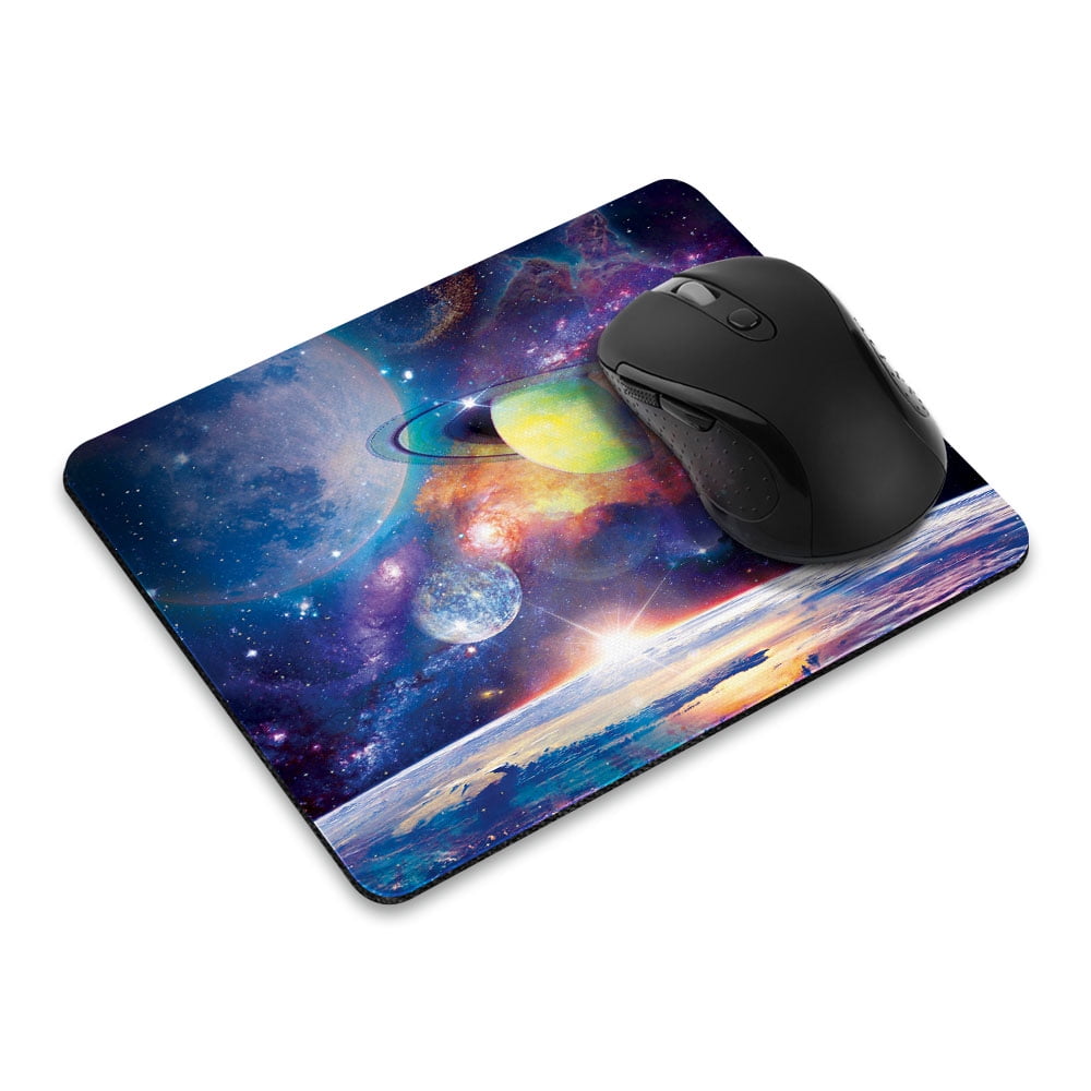 WIRESTER 8.66x7.08 in Rectangle Mouse Pad with Non-Slip Rubber Base for ...