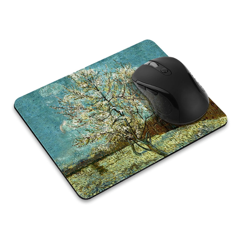 WIRESTER 8.66x7.08 in Rectangle Mouse Pad with Non-Slip Rubber Base for ...