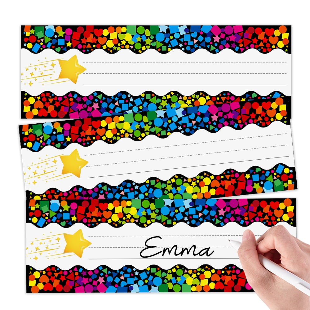 WIRESTER Set 25pcs Name Plates for Classroom Desk Décor, Cubbies for ...