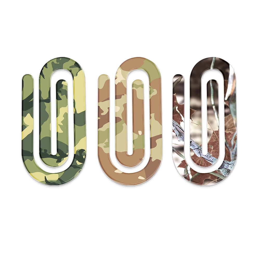 WIRESTER Set of 3 Jumbo Acrylic Teacher Paper Clips, Paperclip ...