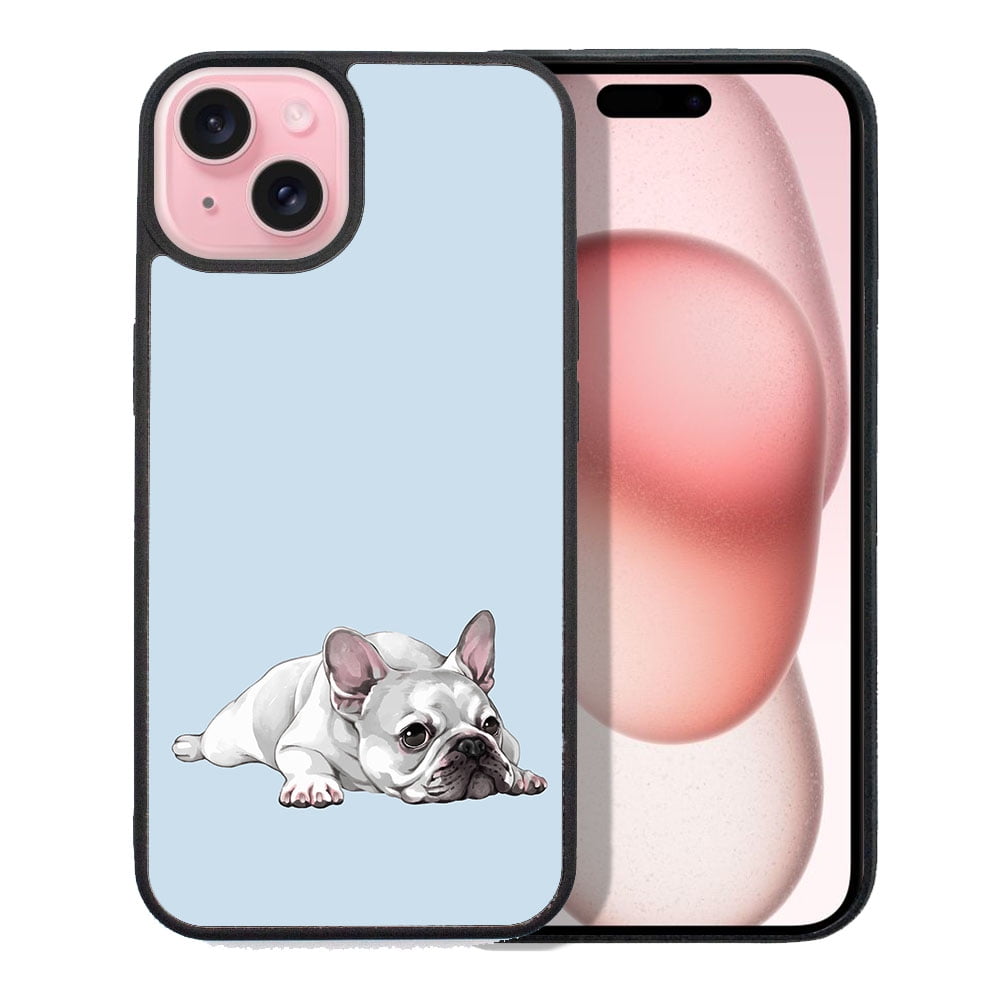 WIRESTER Shockproof Soft Rubber Cover Case for Apple iPhone 15 Plus 6.7 ...