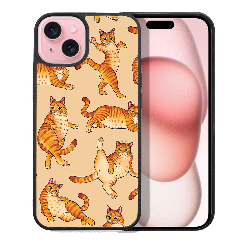 WIRESTER Shockproof Soft Rubber Cover Case for Apple iPhone 15 Plus 6.7 ...