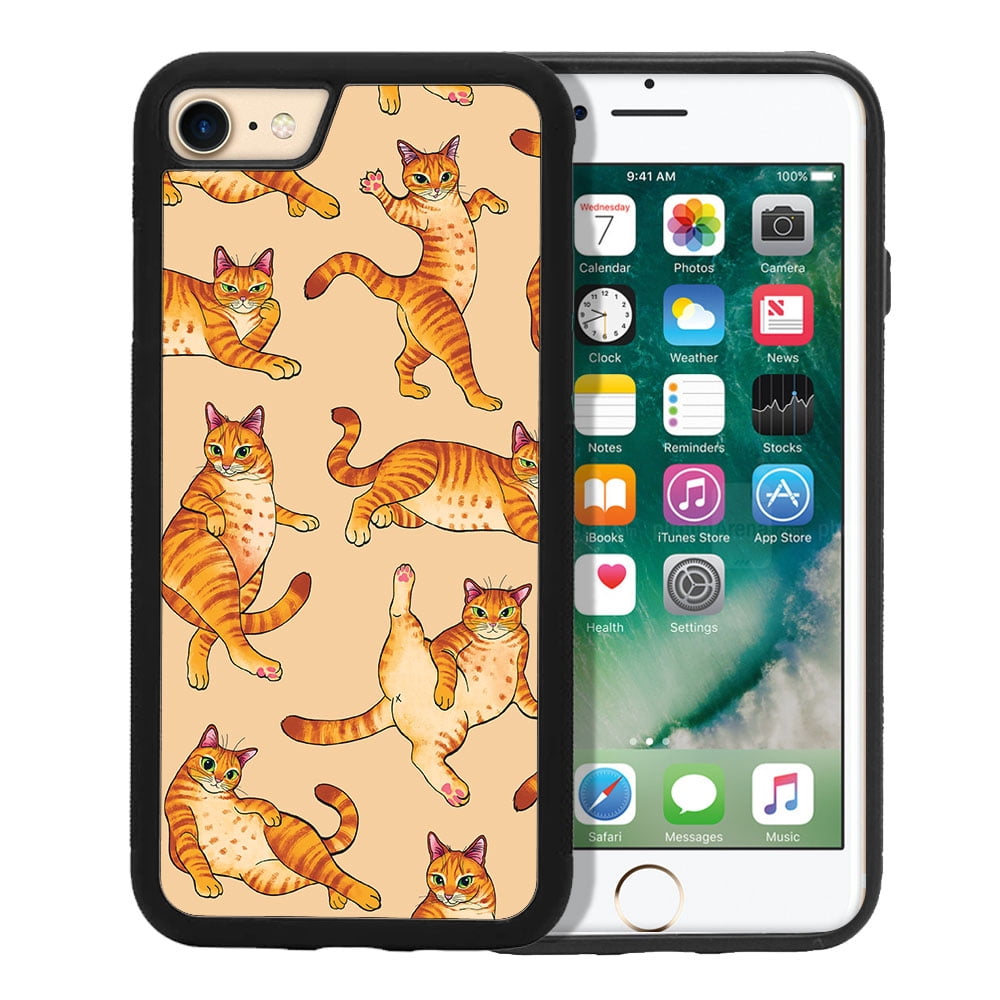 WIRESTER Shockproof Soft Rubber Cover Case for Apple iPhone 7/8 4.7 ...