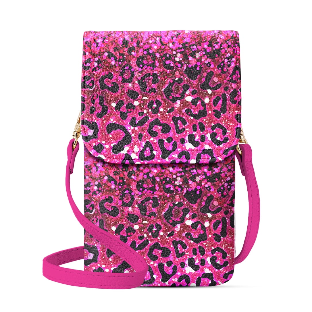 WIRESTER Small Crossbody Cell Phone Leather Bag for Women, Mini Over ...