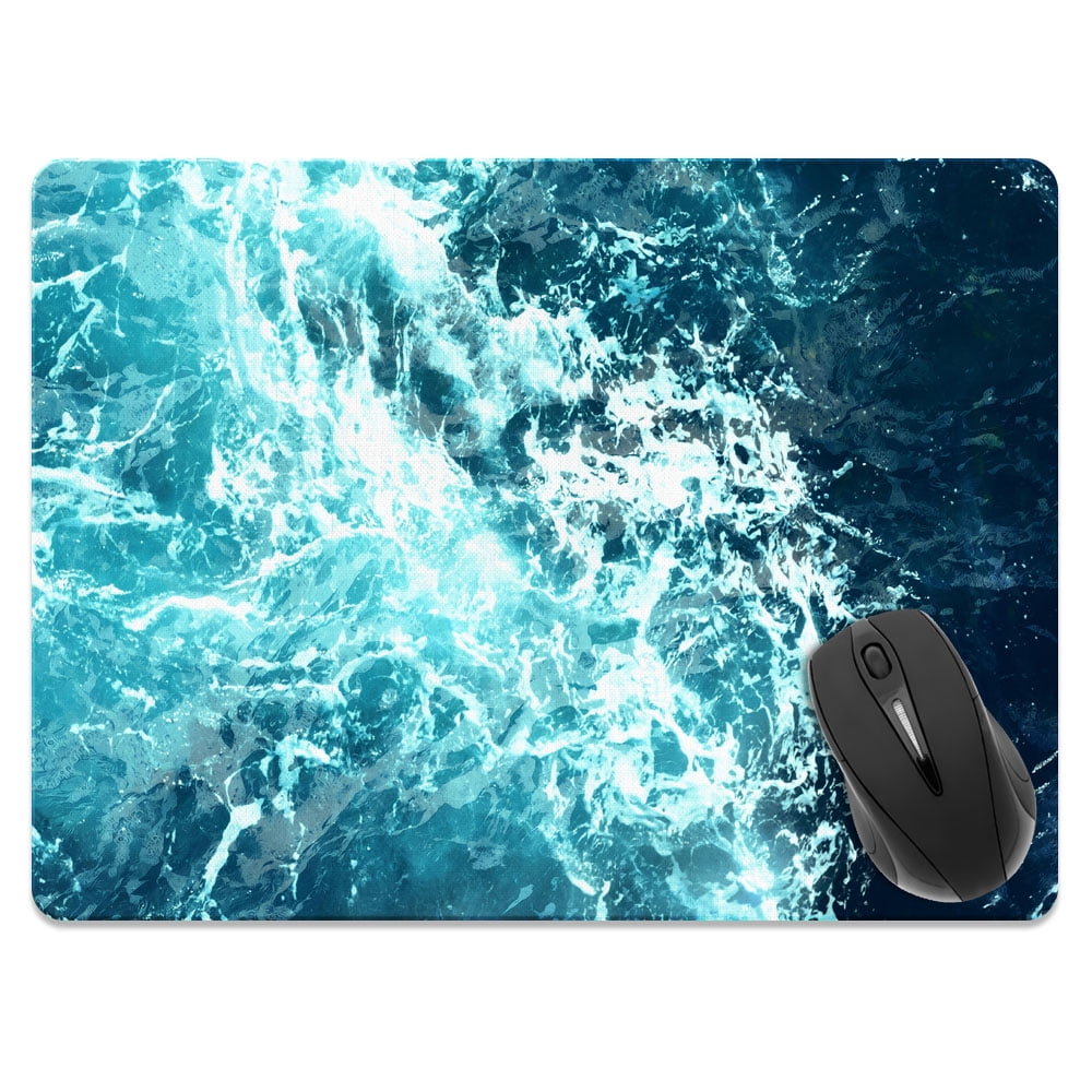 WIRESTER 13.77x10.23 in Rectangle Mouse Pad with Non-Slip Rubber Base ...