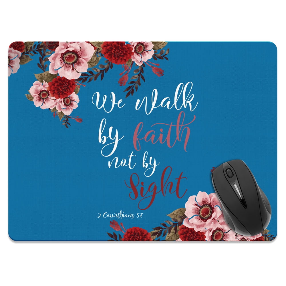 WIRESTER 13.77x10.23 in Rectangle Mouse Pad with Non-Slip Rubber Base ...