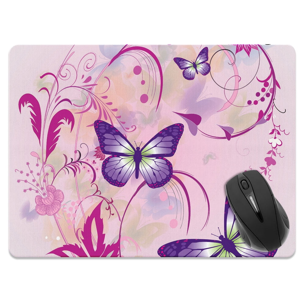 WIRESTER 13.77x10.23 in Rectangle Mouse Pad with Non-Slip Rubber Base ...