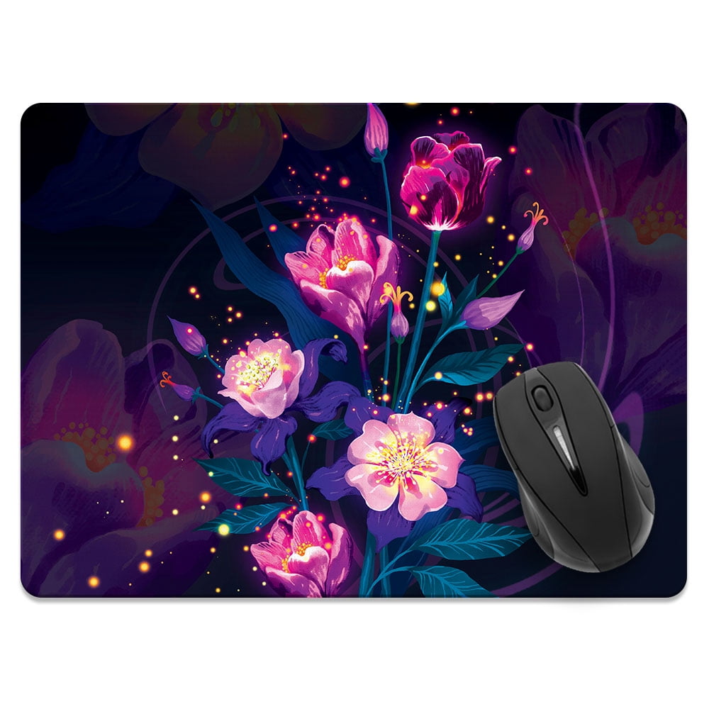 WIRESTER 13.77x10.23 in Rectangle Mouse Pad with Non-Slip Rubber Base ...