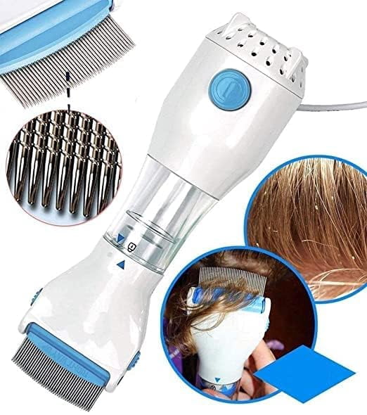 WISHBONE Electrical Head Lice Comb Eggs Remover Hair Vacuums Machine ...