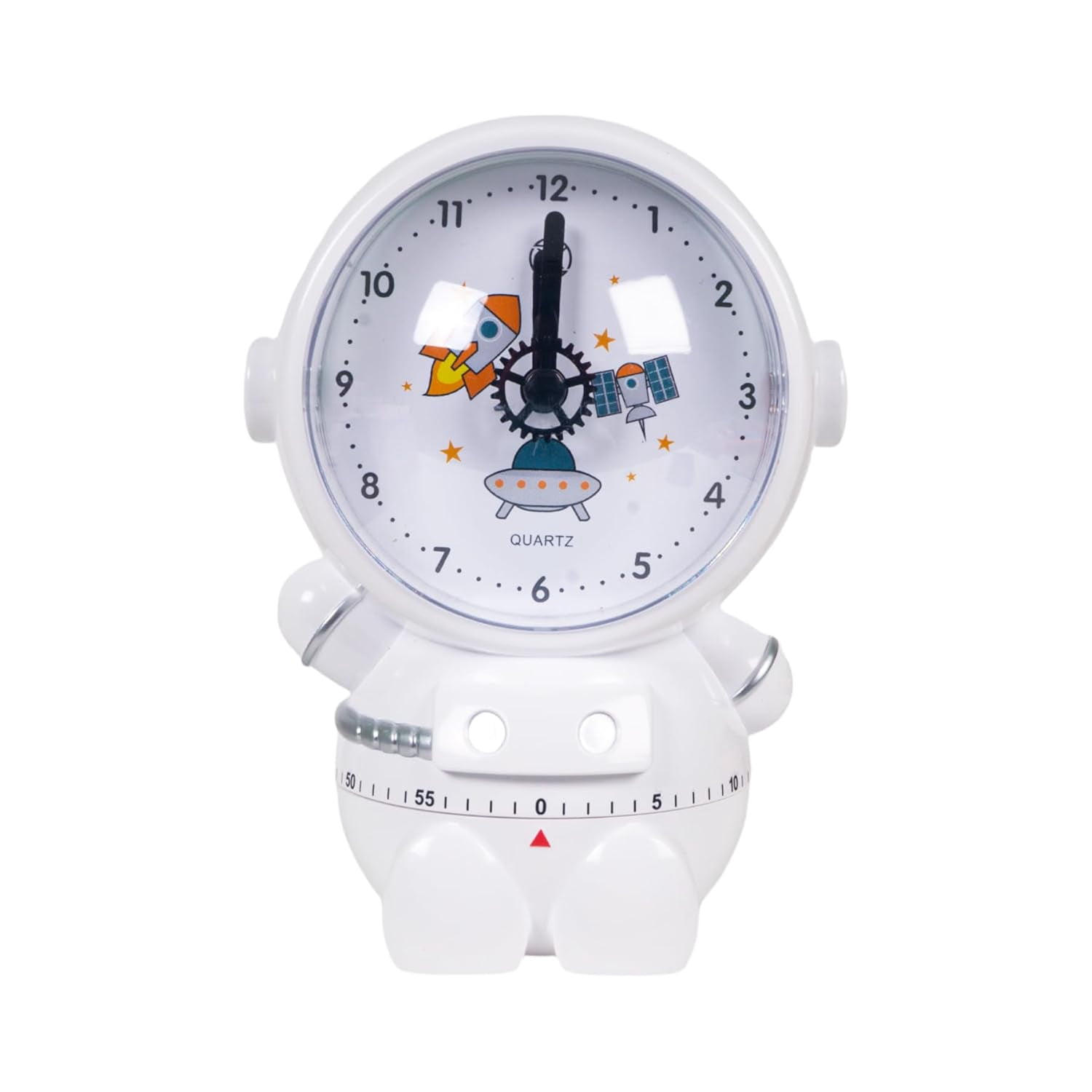 WISHKEY Astronaut and SpaceThemed Clock for Kids Table Clock Timer ...