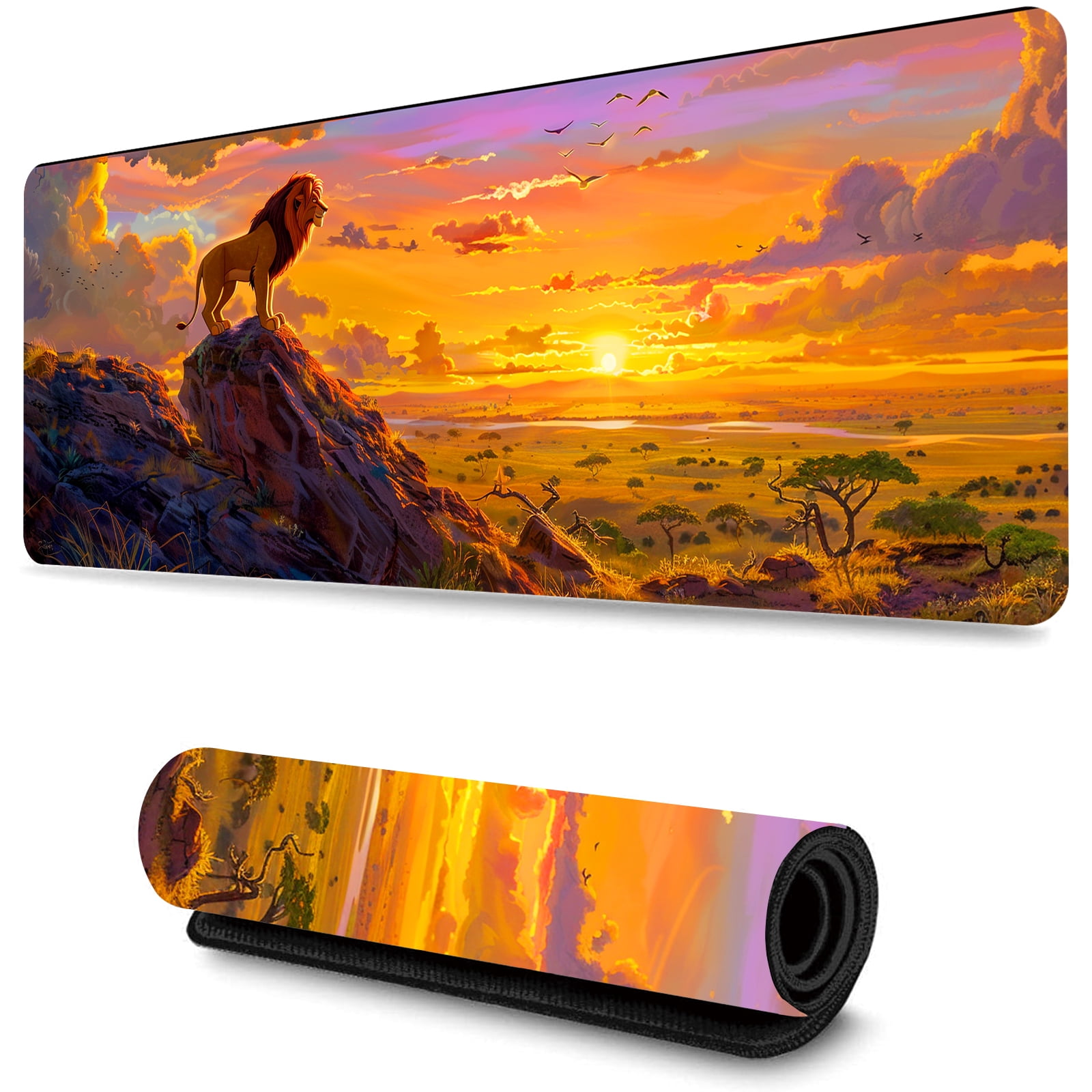 WISHTIME Desk Pad Protector, Mouse Pad, Office Desk Mat, Non-Slip ...