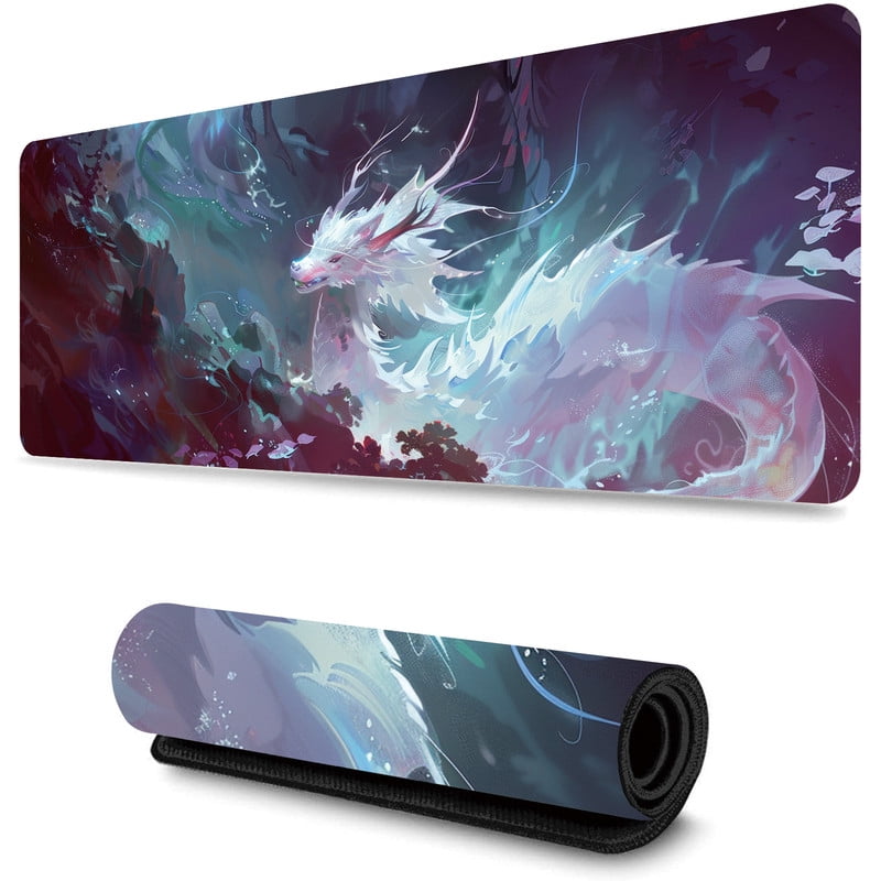 WISHTIME Gaming Mouse Mat Large Mouse Mat Long Extended Mouse Pad Desk ...