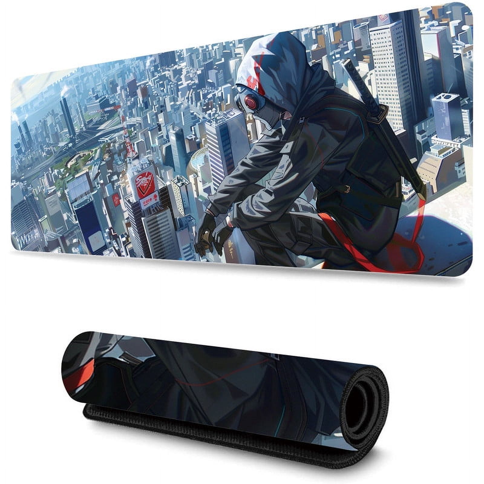 WISHTIME Gaming Mouse Mat Large Mouse Mat Long Extended Mouse Pad Desk ...