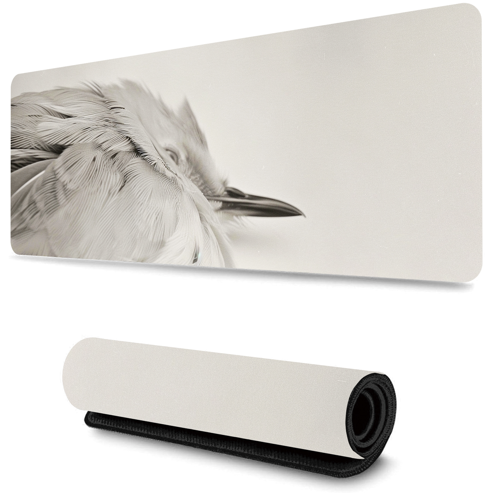 WISHTIME Gaming Mouse Pad Large Desk Mat with Non-Slip Rubber Base and ...