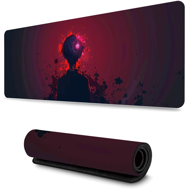 WISHTIME Gaming Mouse Pad Large Extended Keyboard Mat for Work and ...