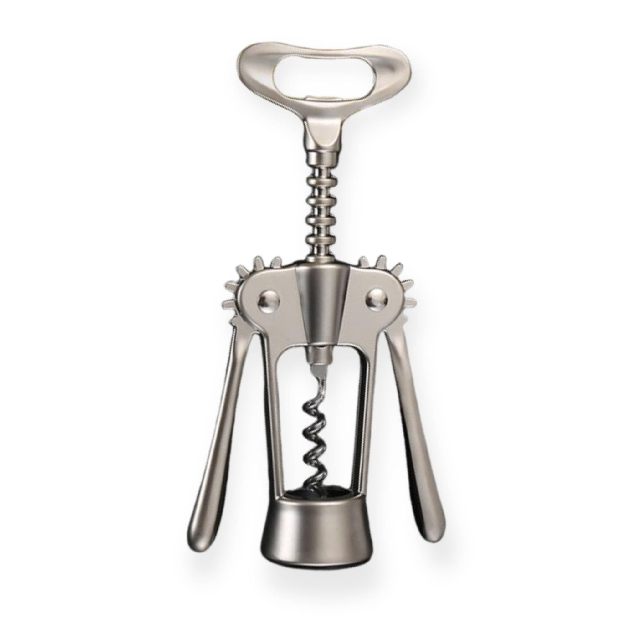 Wisolt Manual Wine Opener,2-in-1 Corkscrew,Stainless steel, Handle ...