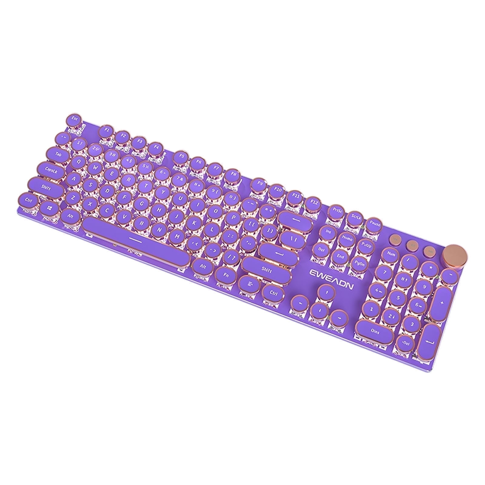 WISQGOO V20 Typewriter Keyboard, 104 Keys Typewriter Style Mechanical ...