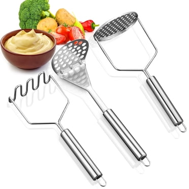 PriorityChef Large 15oz Potato Ricer, Heavy Duty Stainless Steel Ricer ...