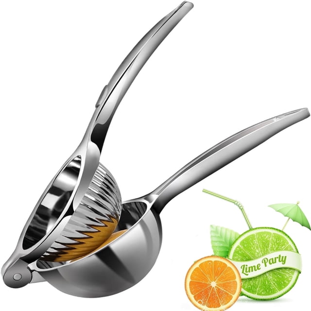 WISTA Stainless Steel Lemon Squeezer - Hand Press Juicer for Effortless ...