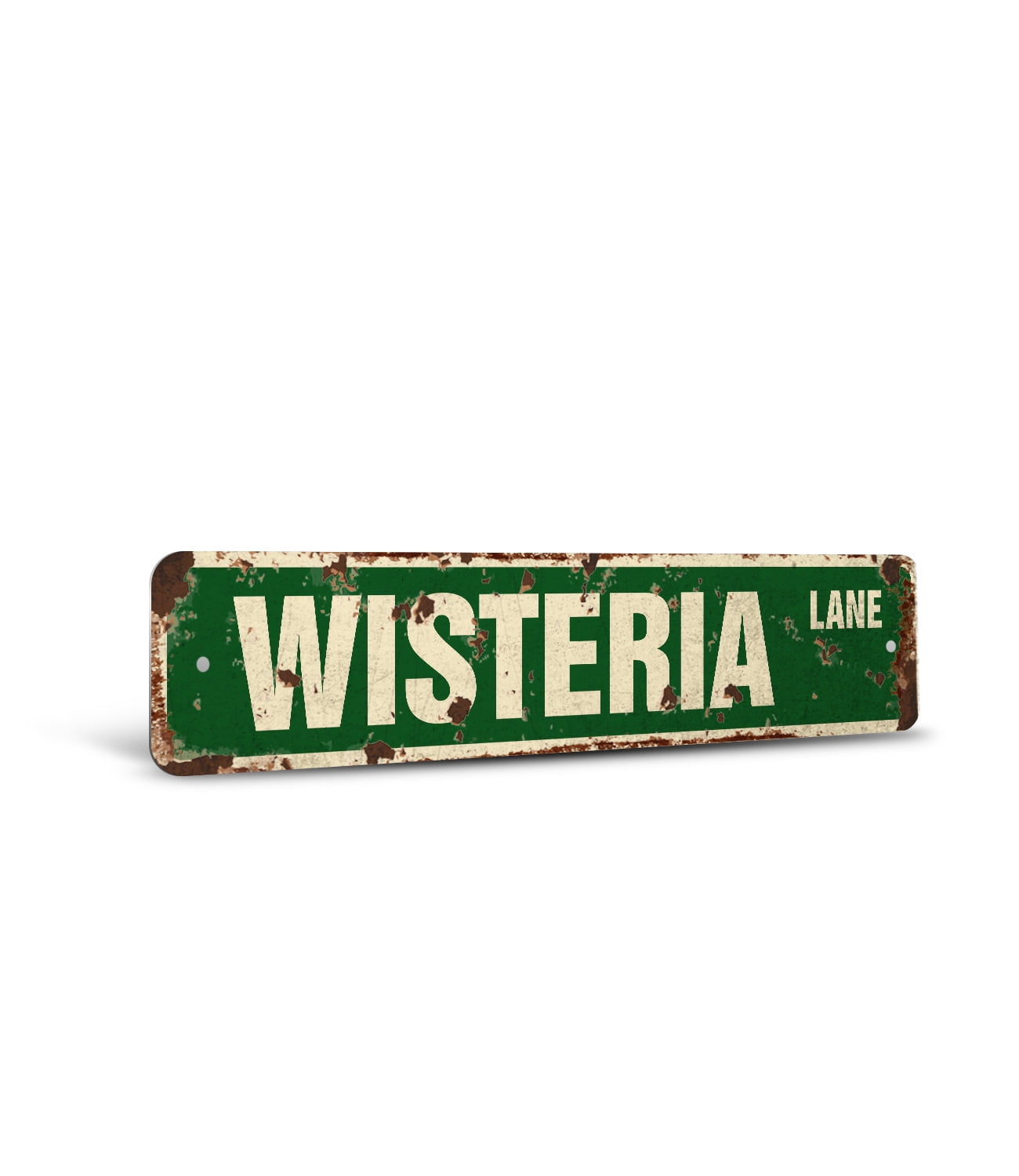 WISTERIA LANE Vintage Style Rustic Street Sign – New Signs Road Tv ...
