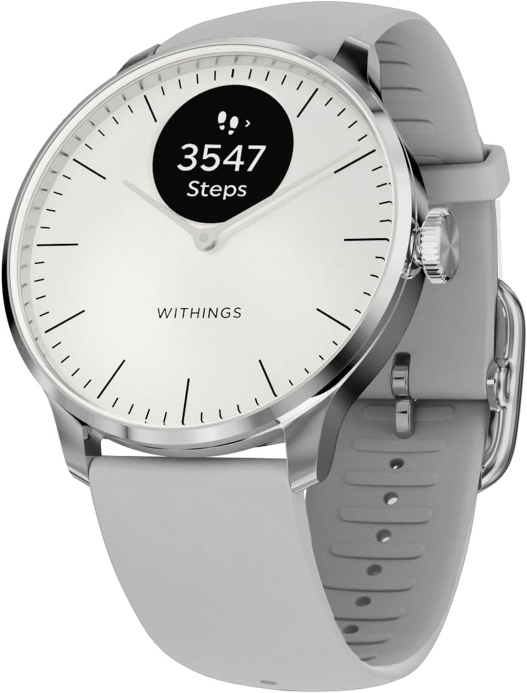 WITHINGS ScanWatch Light - Hybrid Smart Watch, Heart Rate Monitoring ...