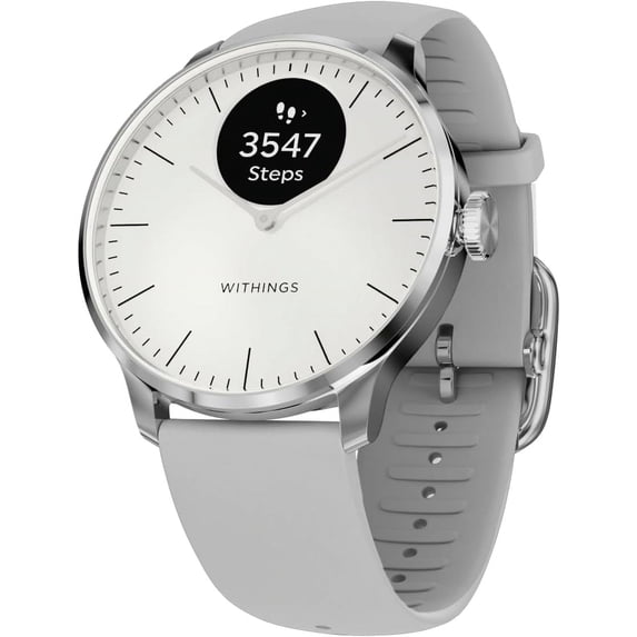 WITHINGS ScanWatch Light - Hybrid Smart Watch, Heart Rate Monitoring ...