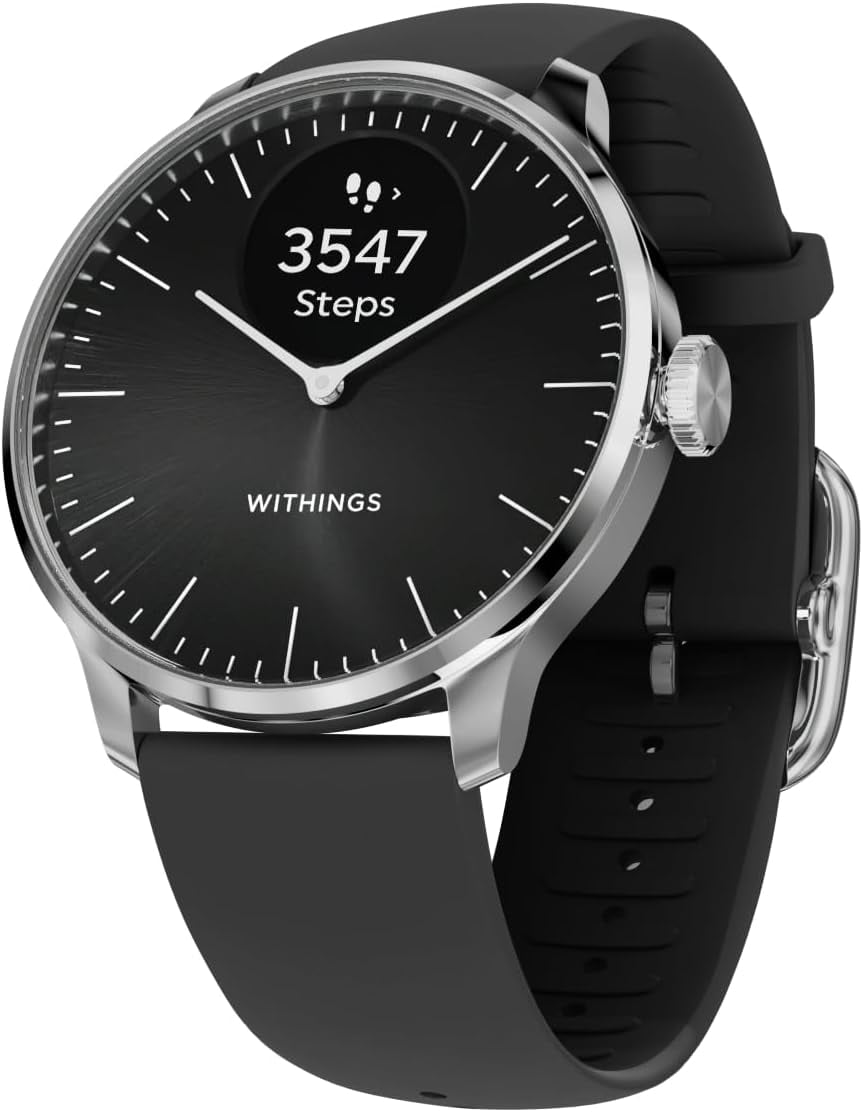 WITHINGS ScanWatch Light - Hybrid Smart Watch, Heart Rate Monitoring ...