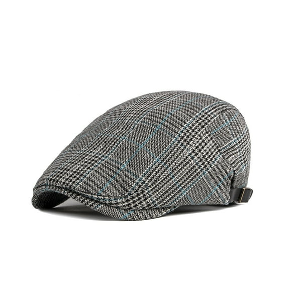 WITHMOONS Adjustable Newsboy Hats Cotton Tweed Ivy Flat Cap Irish Cabbie Gatsby Golf YZ30108 ...