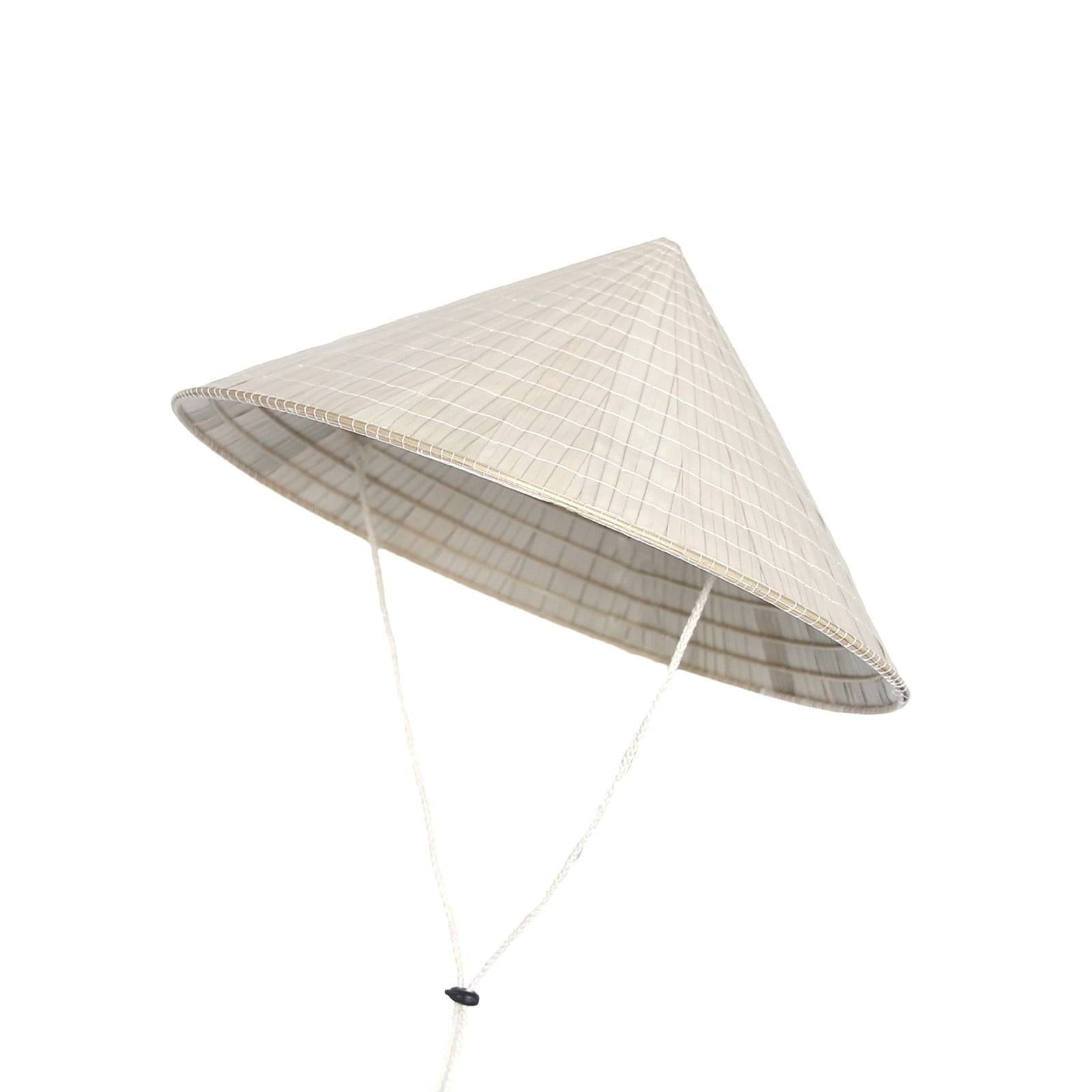 WITHMOONS Chinese Oriental Bamboo Straw Cone Garden Fishing Hat QZ90043 ...