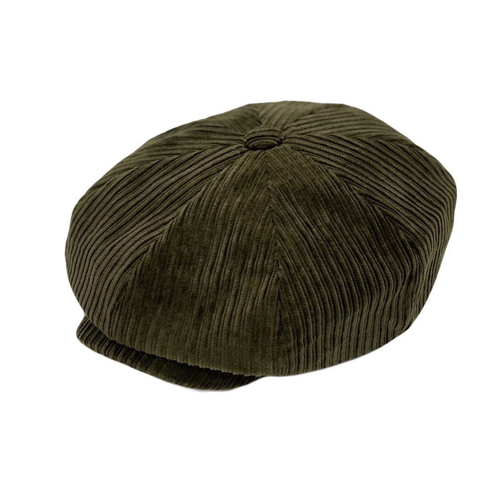 WITHMOONS Corduroy Baker Boy Cap Simple Plain Beret Cotton Ivy Newsboy ...