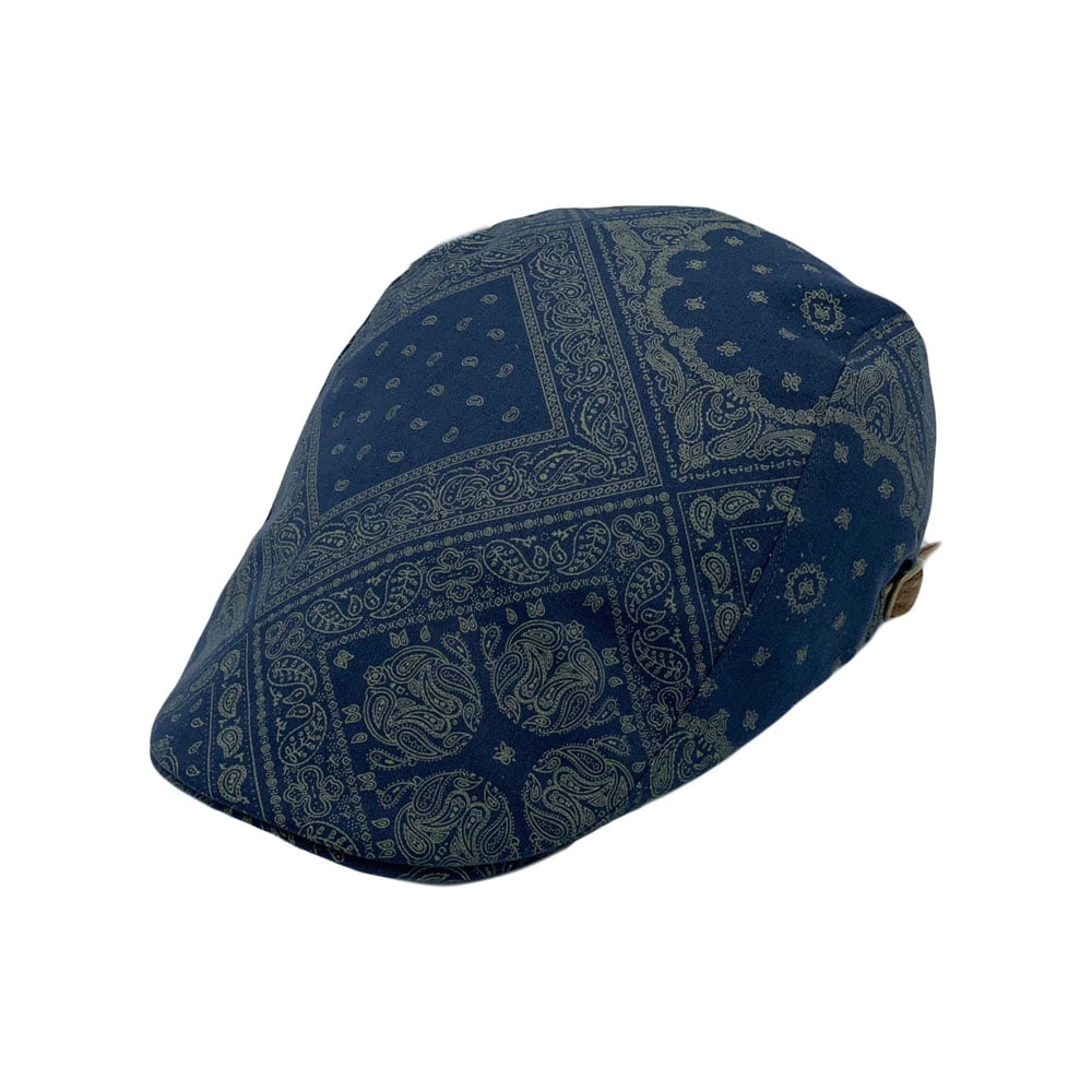 WITHMOONS Cotton Paisley Print Cashew Flower Pattern Newsboy Hat ...