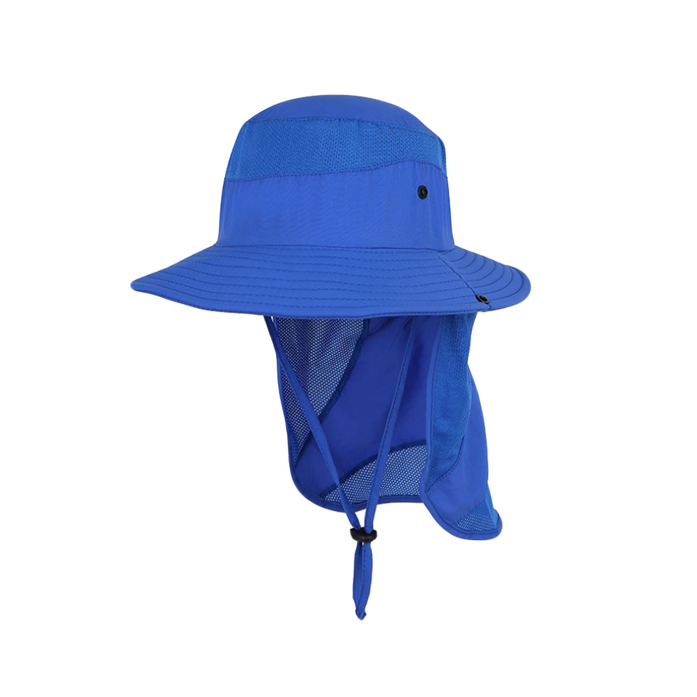 WITHMOONS Kids Boys Girls Long Neck Flap Safari Cap Boonie Fishing ...