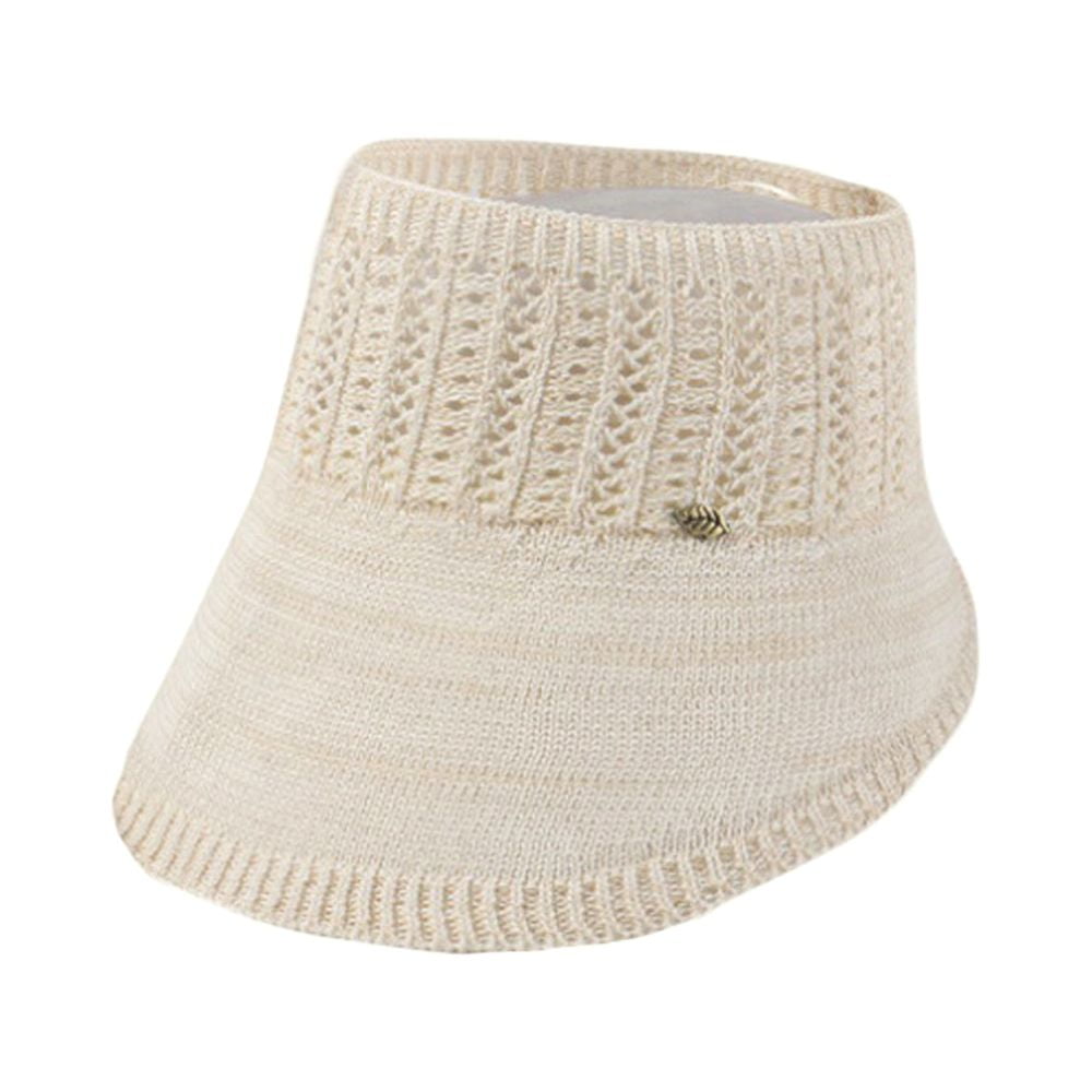 WITHMOONS Packable Sun Hat Foldable Cap Summer Knit Beach Bucket Hat ...