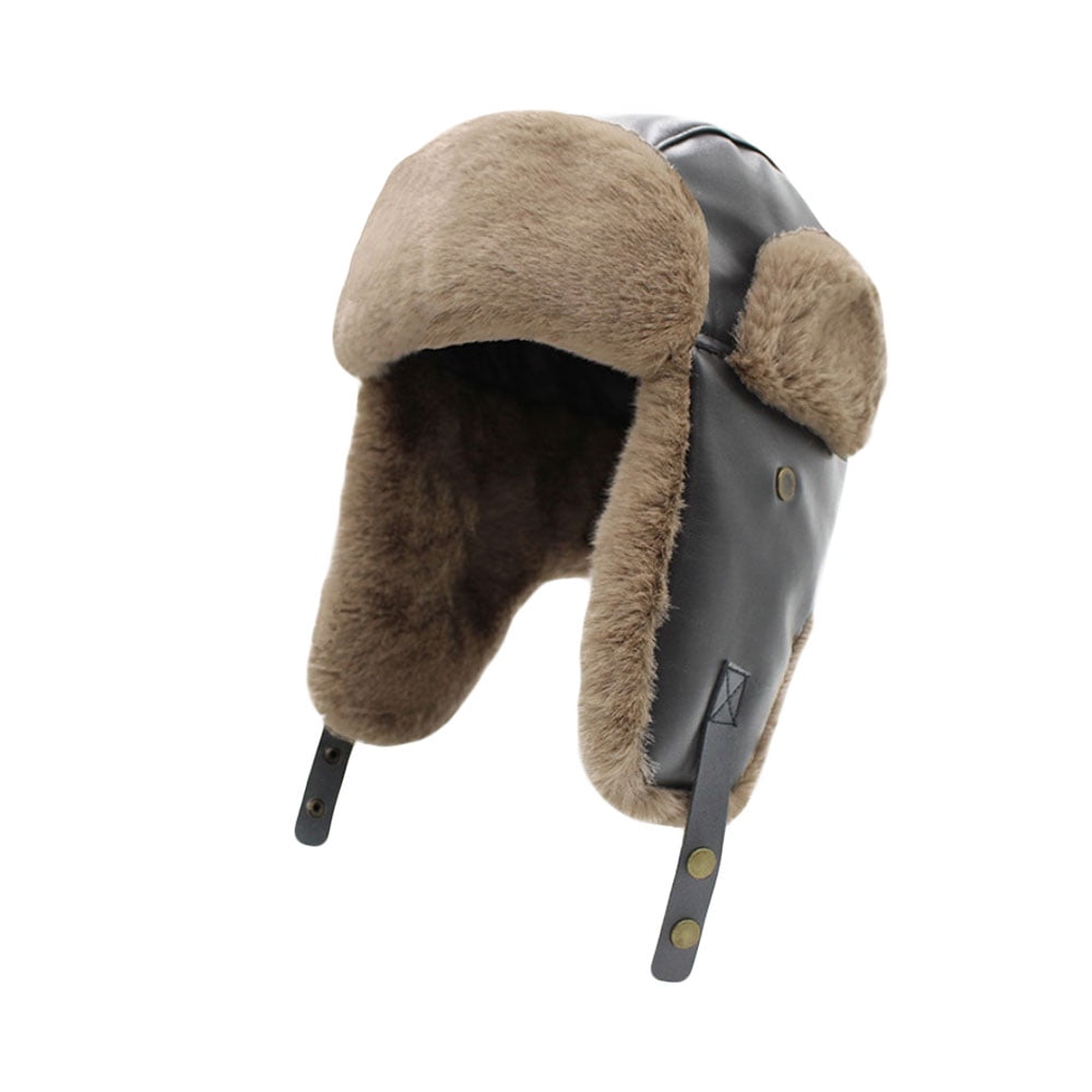 WITHMOONS Trapper Russian Bomber Hat - Winter Trooper Ski Ear Flap Cap ...